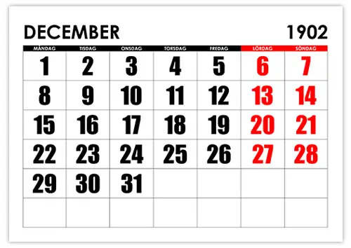 Kalender 1902 – kalender12.su