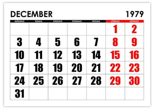 Kalender 1979 – kalender12.su